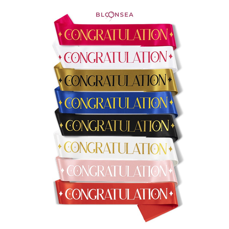 Sash Congratulation I Graduated Graduate Satin Graduation Custom Class ...