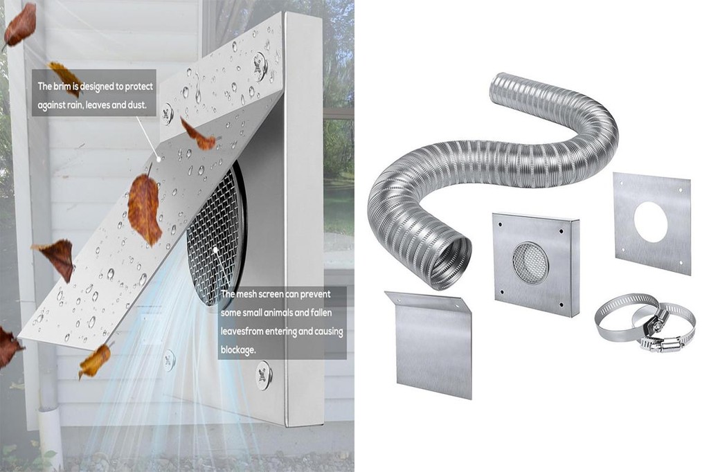 Moon* Heavy-duty Mounting Plate for Pellet Stove Ventilation Durable ...