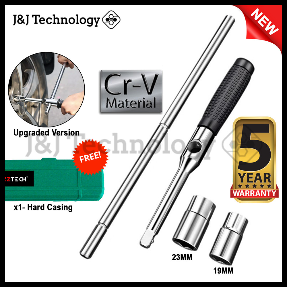 JNJ Technology Heavy Duty Cross Wrench Tire Opener 19MM23MM Car Truck ...