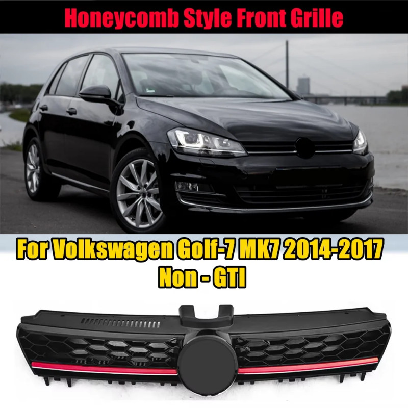 Car Front Bumper Radiator Grille Honeycomb GTI Style Mesh For ...