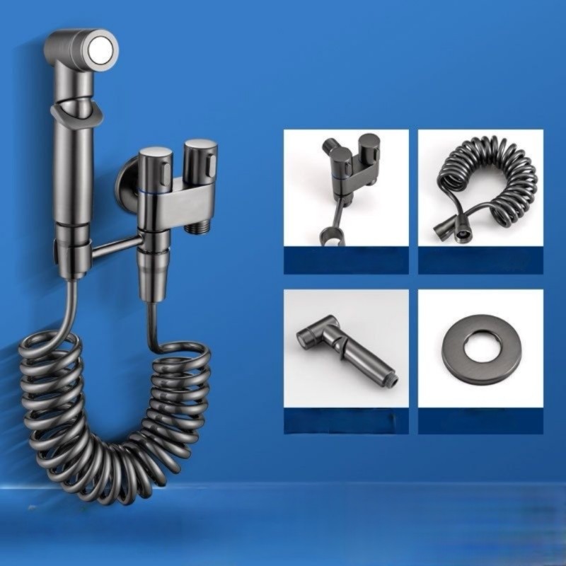 Toilet spray gun High-Pressure Bathroom Toilet Bidet Faucet pipeline ...