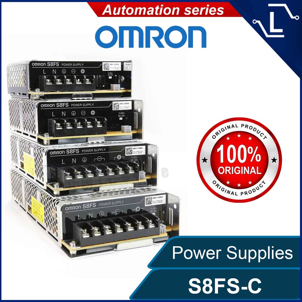 [Luminense] Omron industrial switching power supply PLC HMI S8FS-C03524 S8FS-C05024 S8FS-C10024 ...