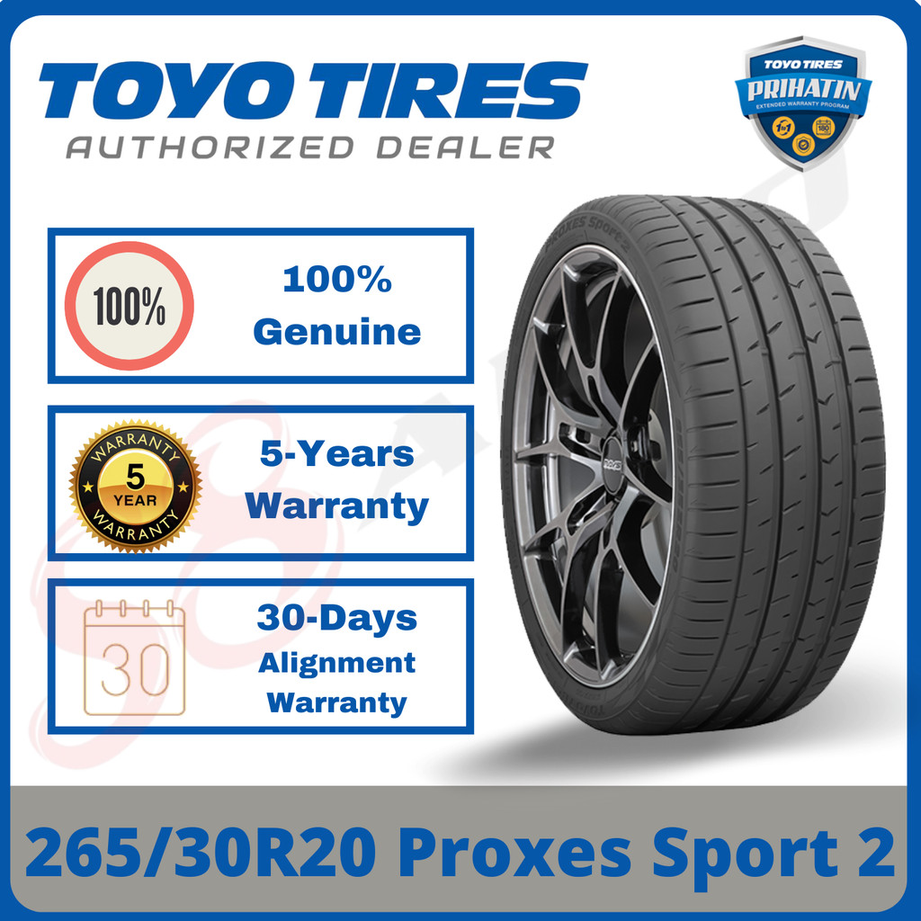 265/30R20 Toyo Tires Proxes Sport 2 *Year2024/2025 RM1100/PCS | Shopee Malaysia