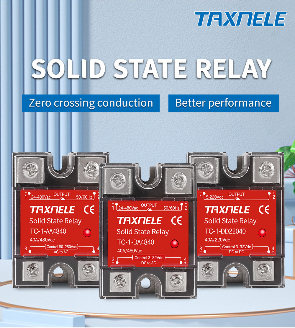 TAXNELE SSR 10A 25A 40A DD DA AA Solid State Relay Module for PID ...