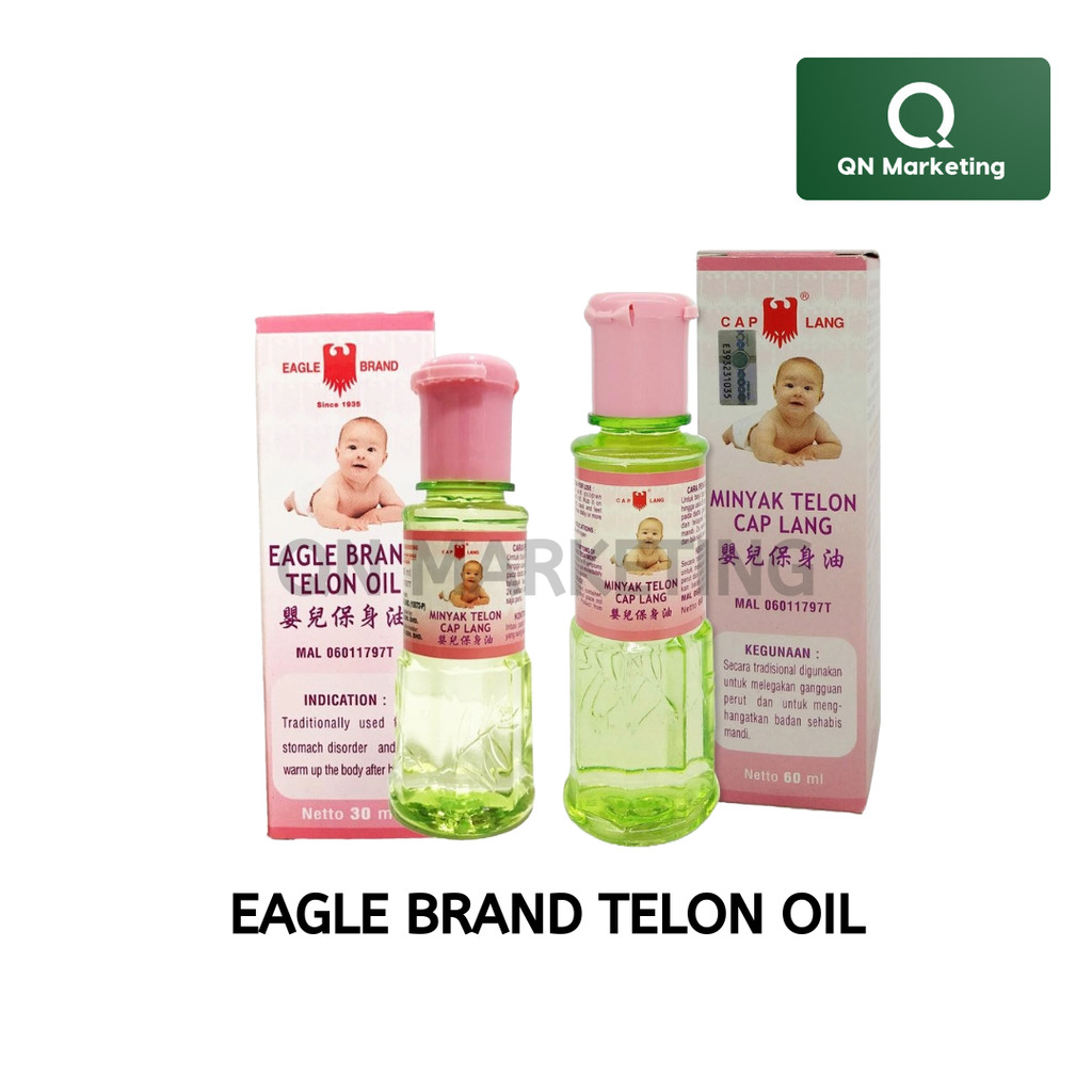 Eagle Brand Telon Oil Cap Lang Minyak Telon (30ml / 60ml) | Shopee Malaysia