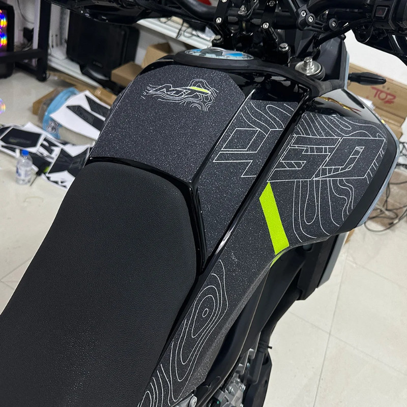 For CFMOTO 450MT 450 MT 2024 Tank Pad Sticker Motorcycle Fuel Tank ...