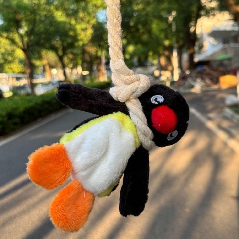 Pingu Doll Pendant Cartoon Hang Rope Pingu Plush Toy Bag Accessories ...