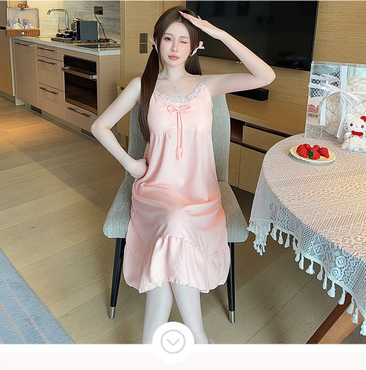 M-5XL Baju Tidur Padded Night dress Pajamas Women Plus size Pyjamas ...