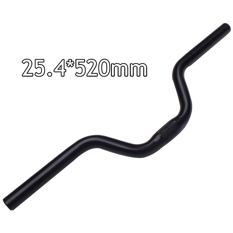 MASSTEK Alloy Handle Bar 25.4*520mm Riser 80mm Drop Handlebar Folding ...