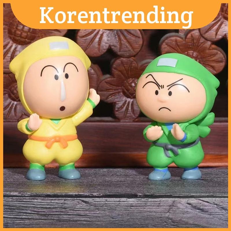 Colorful Crayon Shin-chan Ghost Ninja Figurines Set Action Pvc Models ...