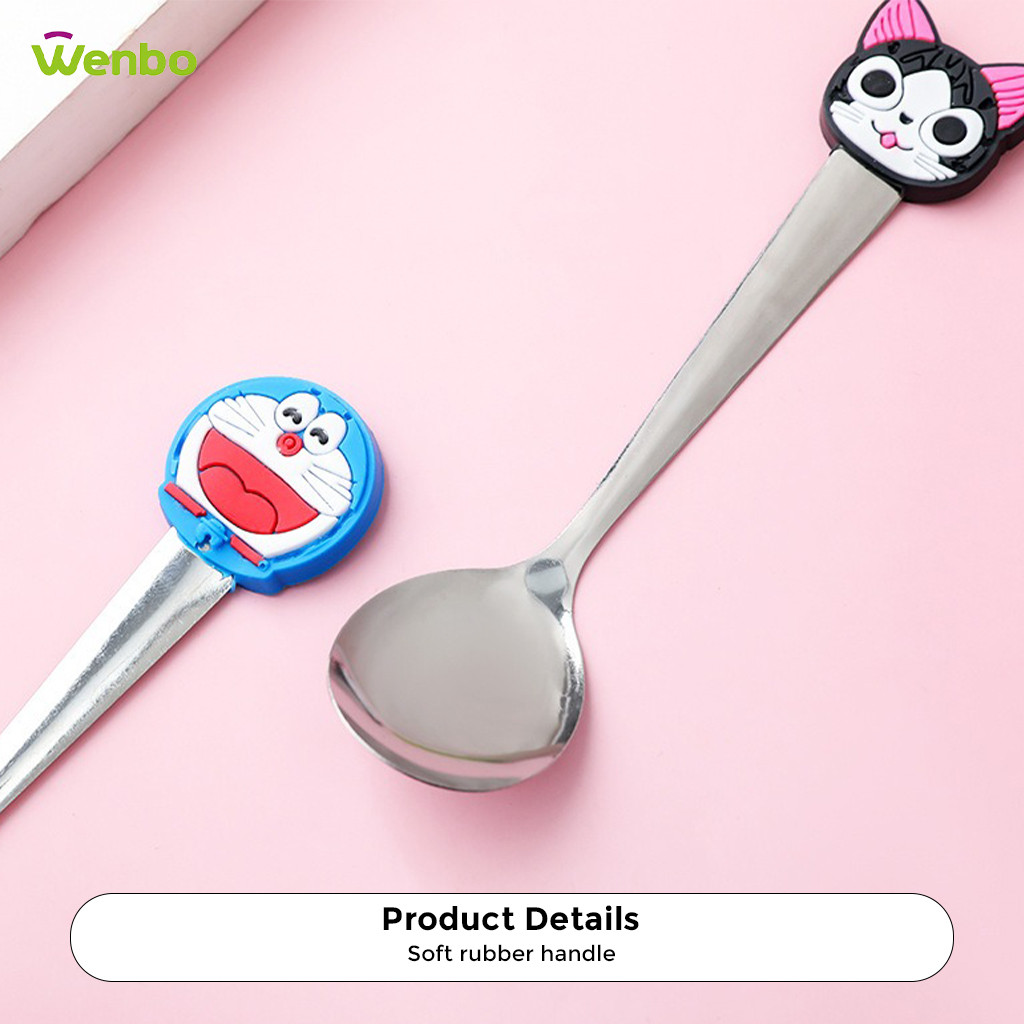 Wenbo Sudu Kanak Kanak Stainless Steel Spoon Kids Children Child Kanak ...