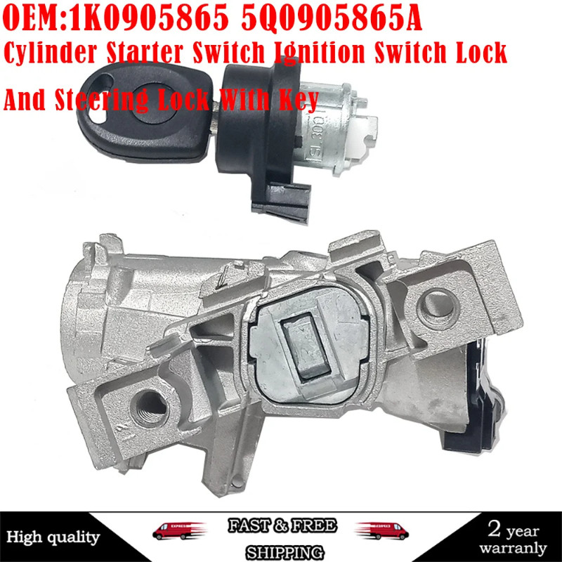 1K0905865 5Q0905865A 1K0905841 1K0905851B Cylinder Starter Switch ...