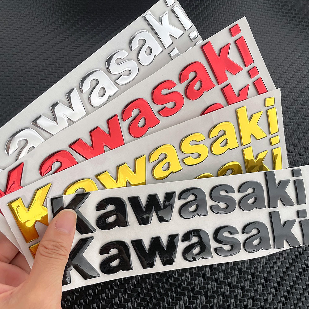 3D Motorcycle Kawasaki LOGO Decal Sticker for Kawasaki NINJA 250R 300R ...