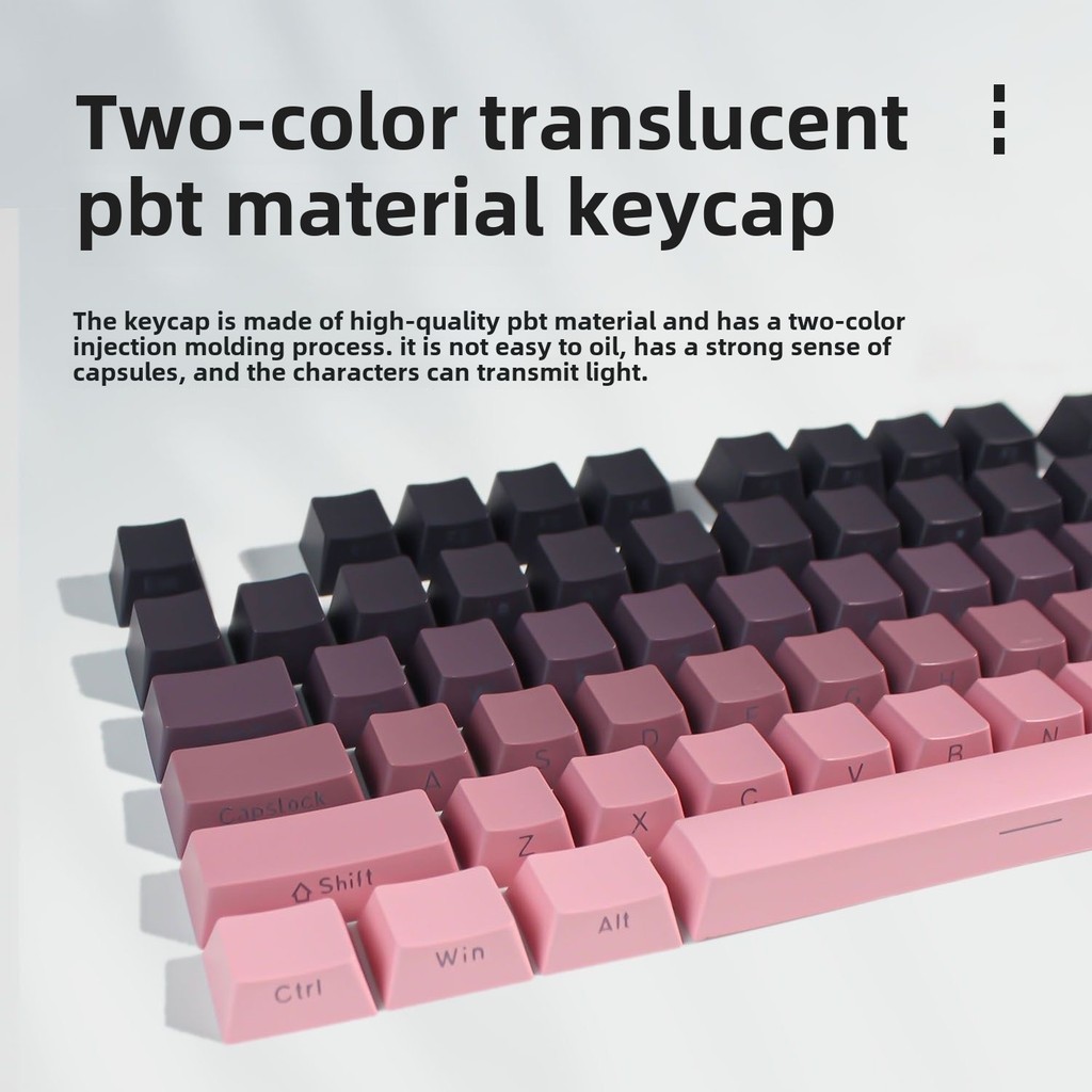 Polar Day/Blackberry Keycaps PBT Sublimation Keycap Side Engraved ...