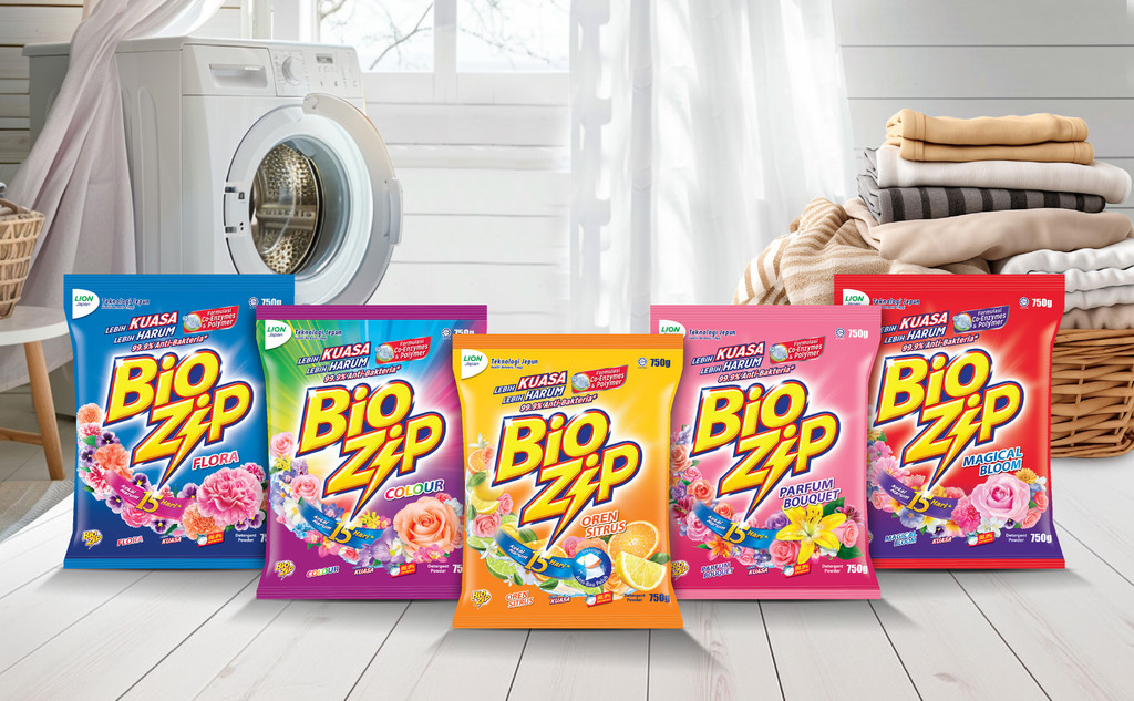 Bio Zip Detergent Powder 750g | Shopee Malaysia