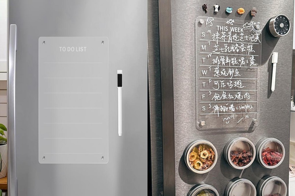 [AM] Refrigerator Whiteboard Sticker Fridge Organization Whiteboard ...