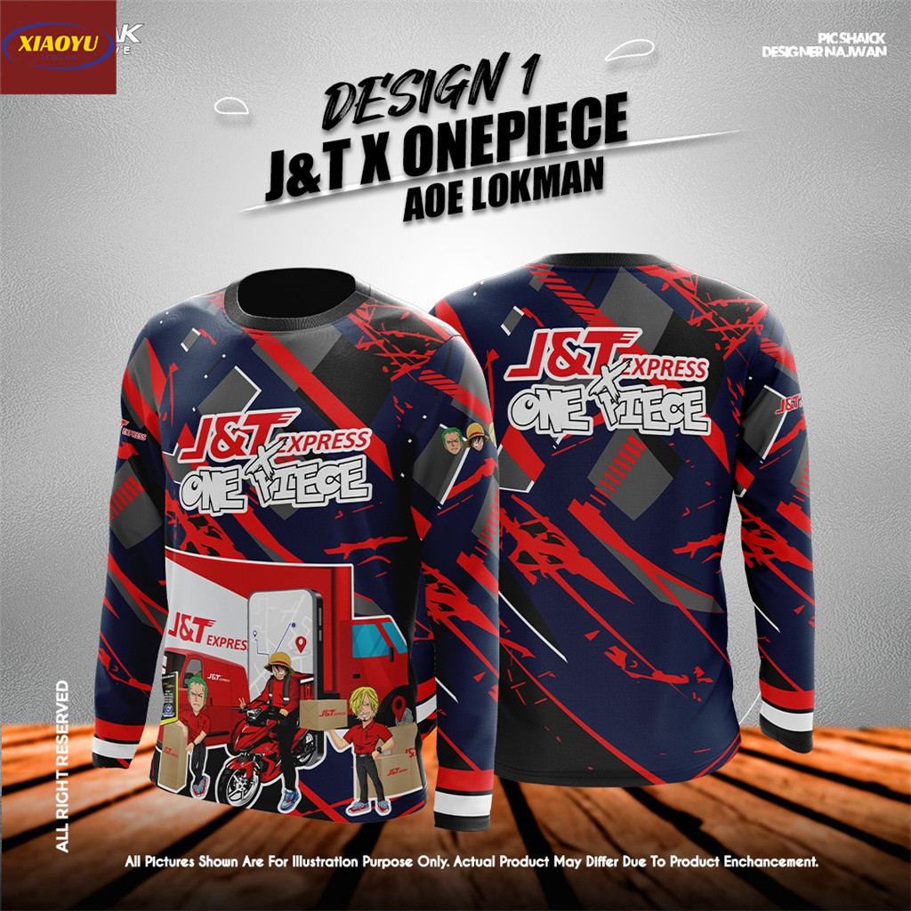 Parama!! | Jnt Express Jersey Full Printing Cool J&t Package Courier ...
