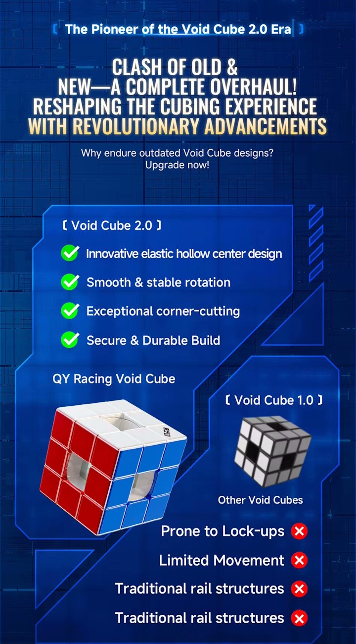 Qiyi Void Cube Standard / Magnetic UV Version | Shopee Malaysia