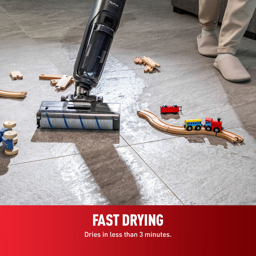 Tefal X-Clean 4 Floor Washer Wet & Dry Vacuum Cleaner GF5035 2-in-1 ...