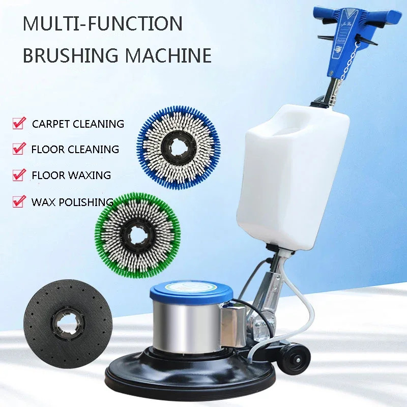 Hotel Floor Cleaning Machine Hand Push Floor Polishing Brushing Machine ...