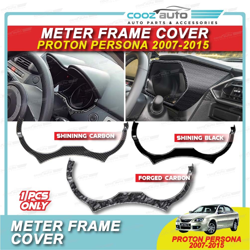 Car Meter Frame Cover Proton Persona Old 2007 - 2015 Shining Black ...