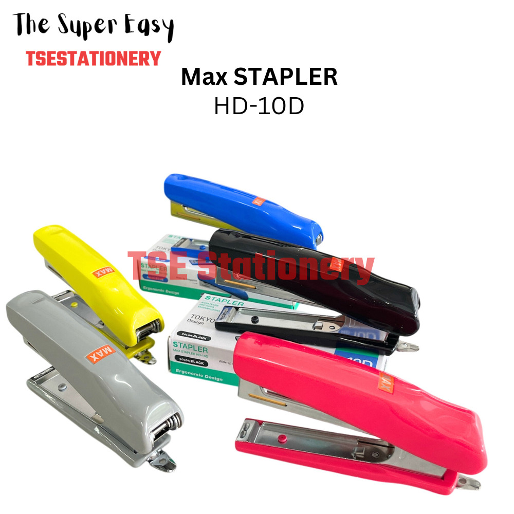 *Original* MAX Stapler HD-10D HD-10DK / No.10 HD 10D Use Max No.10-1M ...