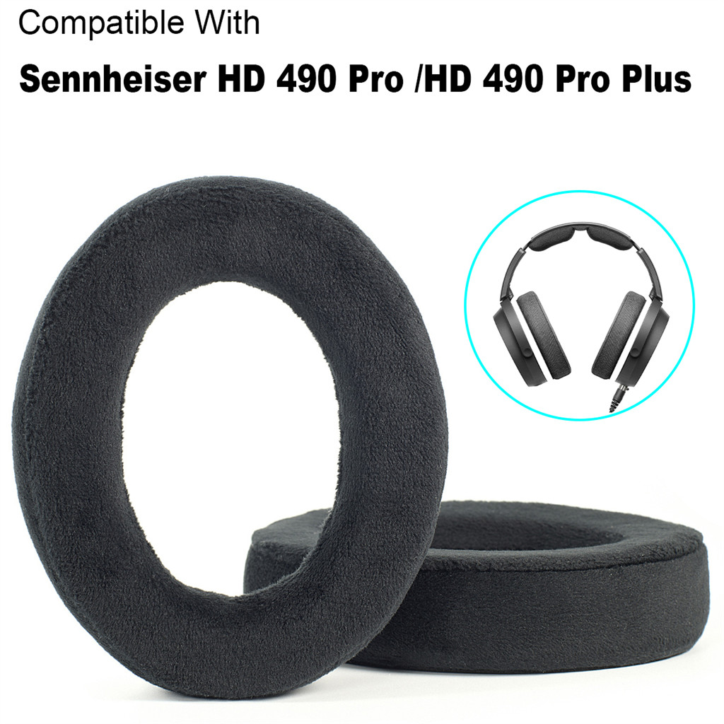 1 Pair Ear Pads Cushions For Sennheiser HD 490 Pro / HD 490 Pro Plus ...