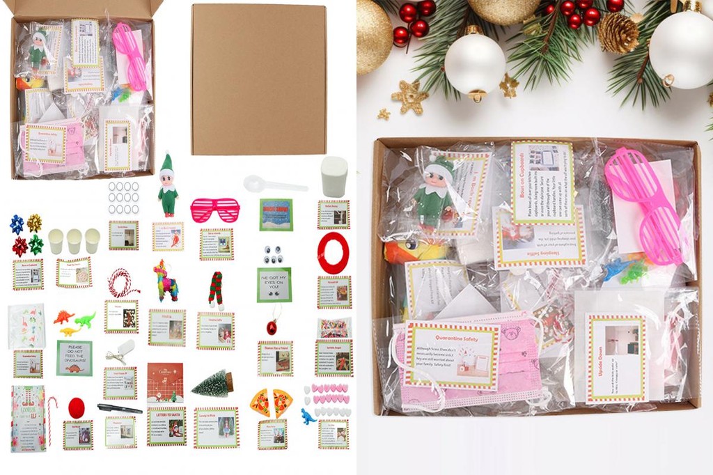 EYD- 24 Days of Christmas Elf Kit Creative Scenes for Kids 12 Days of ...