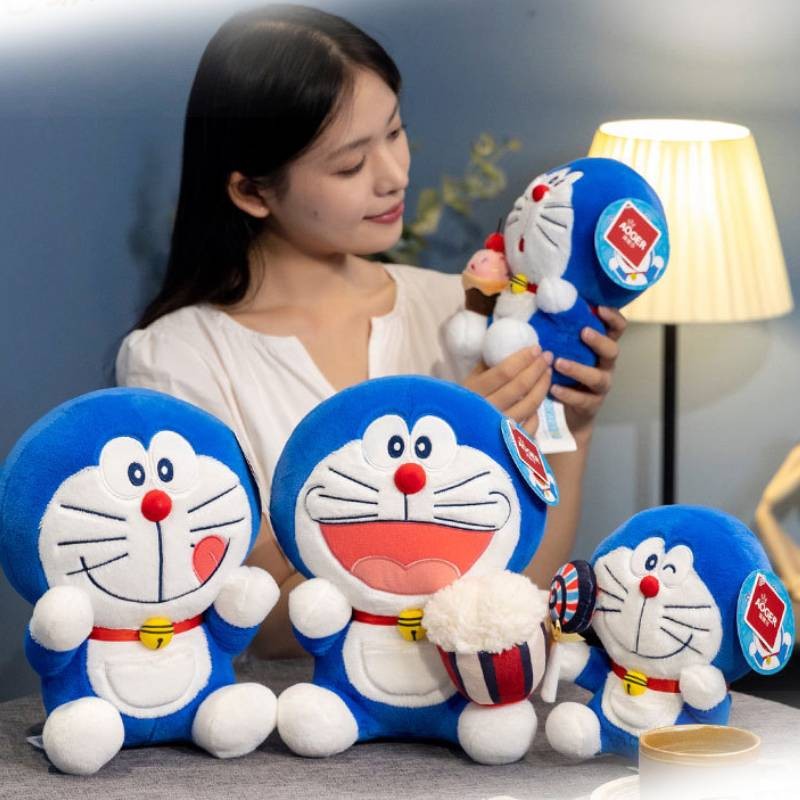 Doraemon Delightful Dessert Series Plush Toy Charming Cartoon Blue Fat ...