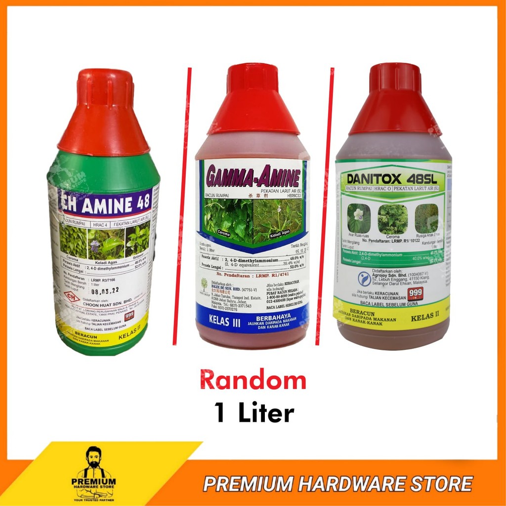 CH AMINE 48 / GAMMA-AMINE 48 / DANITOX 48SL (1 LITER ) Herbicide Same ...