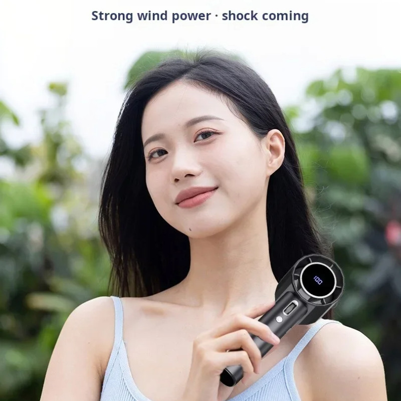 2000mAh kipas mini bateri tahan lama USB Rechargeable kipas tangan LED ...