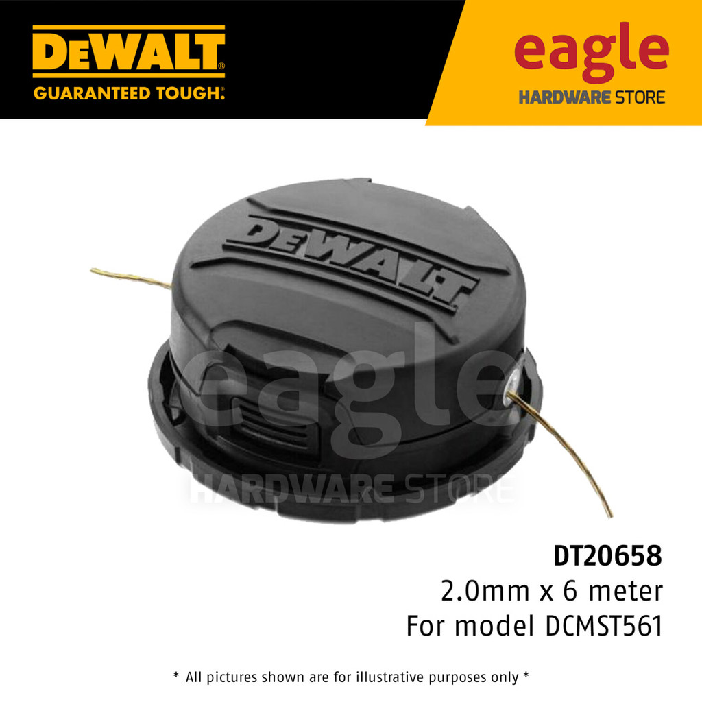 Dewalt DT20658-QZ QUICKWIND™ Spool & Line, 2.0 mm x 6 meter, Box Pack ...
