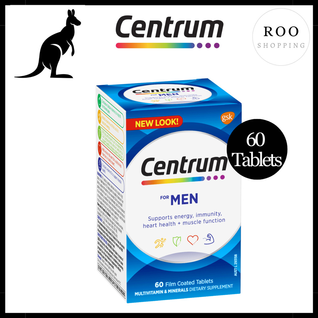 Centrum For Men 60 / 90 Tablets | Shopee Malaysia