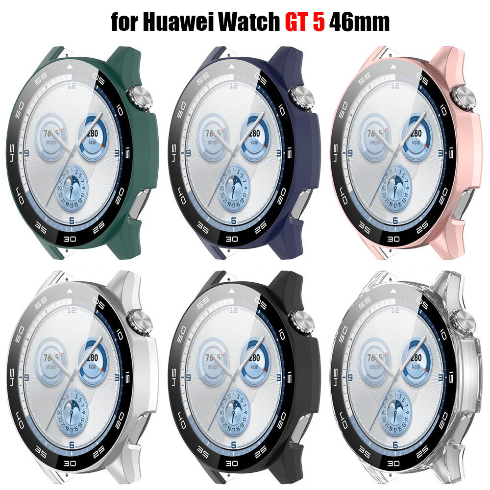Scale Hard Bumper Case for Huawei Watch GT5 Pro 46mm Full Cover ...