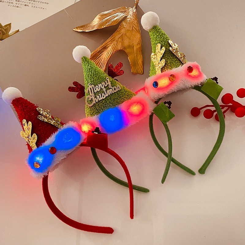 [Lighting Christmas Headbands] 70 Christmas Headbands LED Lighting ...