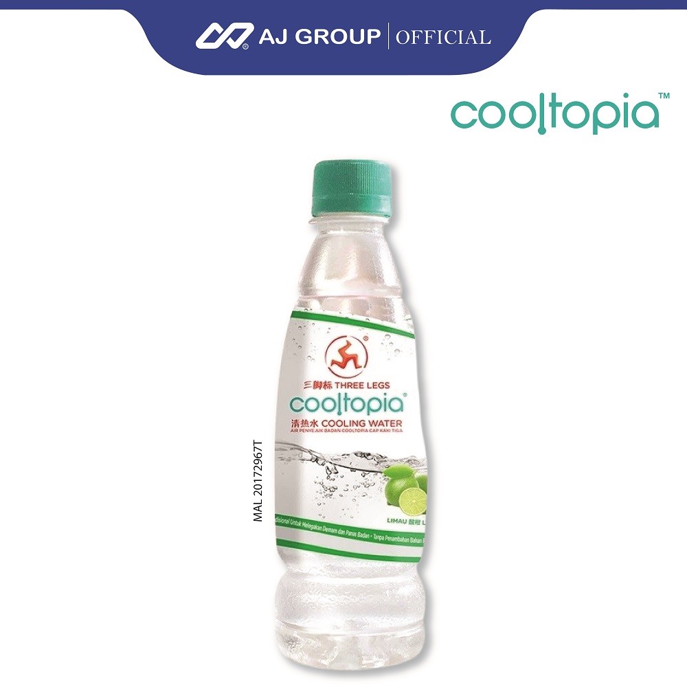 Three Legs Cooltopia Lime Cooling Water (320ml) | Shopee Malaysia