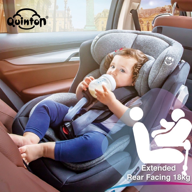 Quinton One Spin+ 360 R44 Isofix Car Seat Come With Canopy (New Born To ...