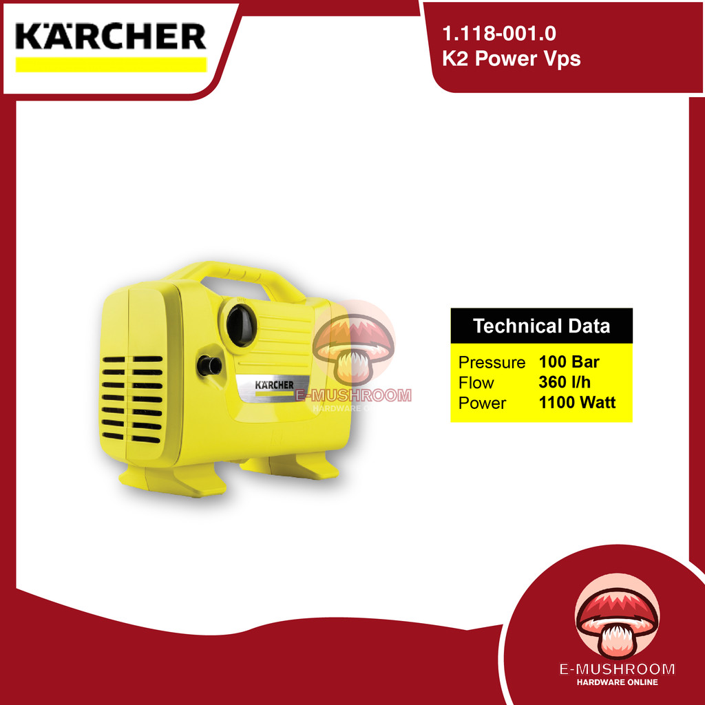 Karcher Pressure Washer K2 Power VPS / K2 Winner High Pressure Cleaner ...