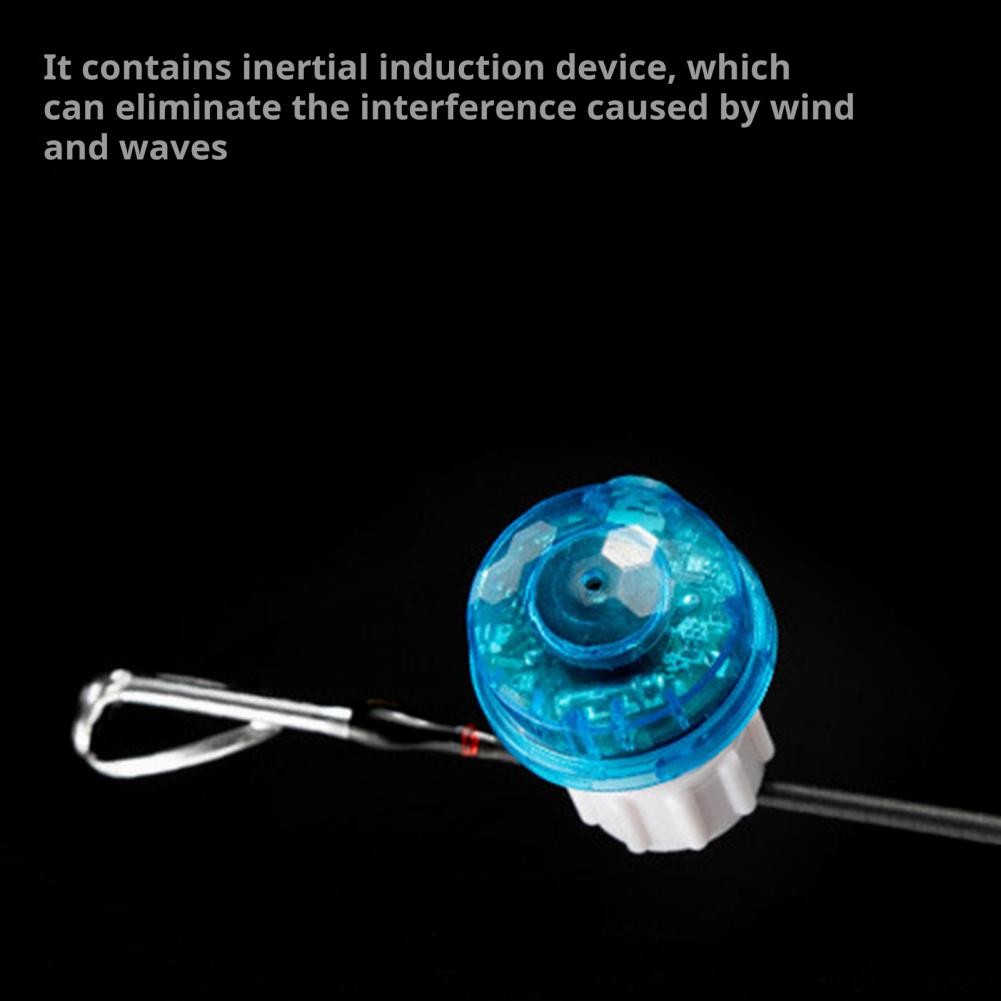 1/2Pcs Fishing Bite Alarm Light Night Fishing Rod Tip Strike Sensor ...