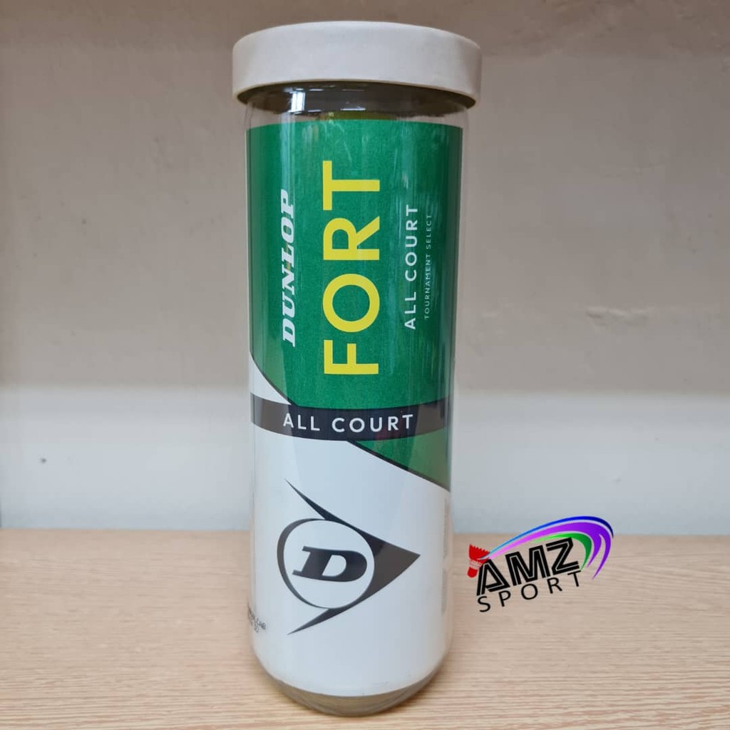 DUNLOP Tennis Ball FORT ALL COURT (3PCS) * Original *Ready Stock ...