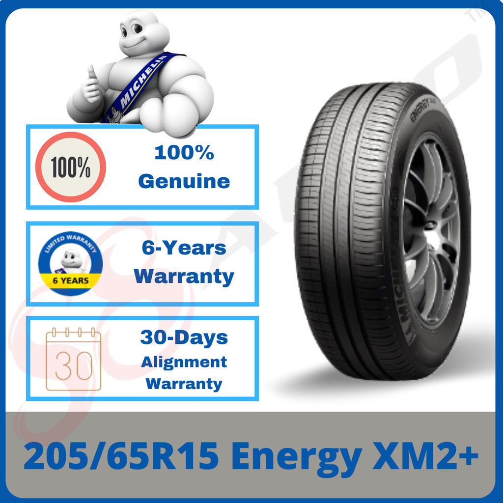 【Official Webstore RM435】205/65R16 Michelin Energy XM2+ *Year 2024/2025 ...