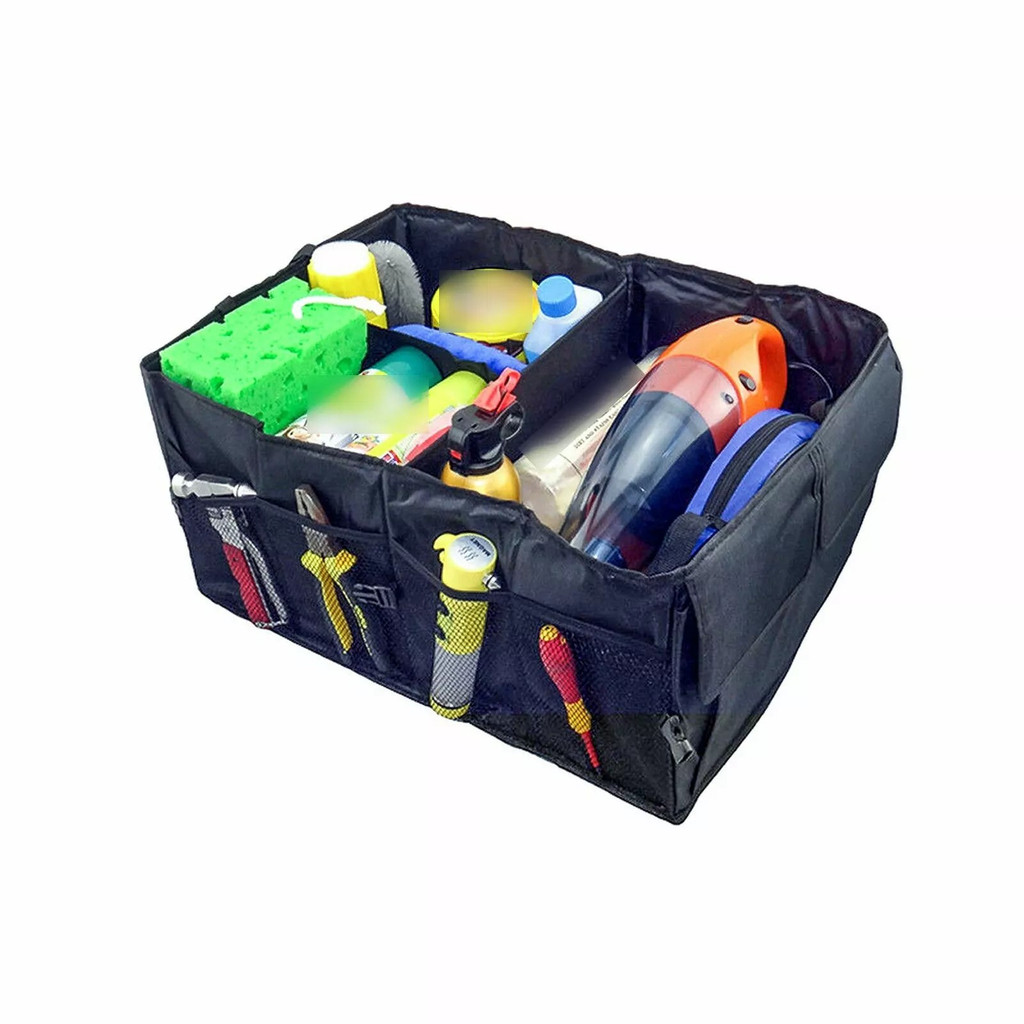 iDECO™ Car Trunk Heavy Duty Collapsible Car Rear Boot Organizer ...