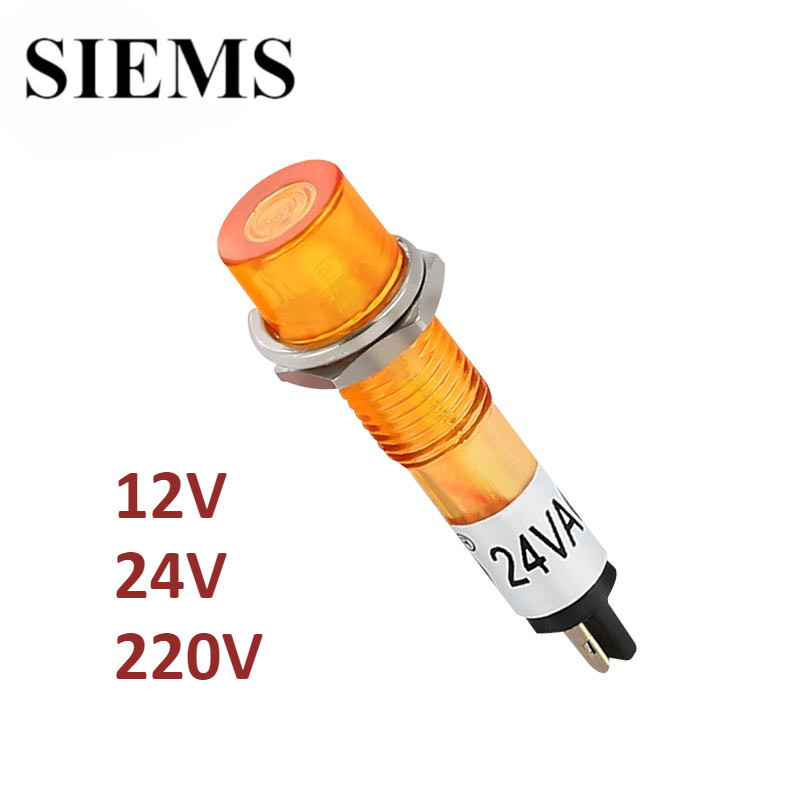 5 Pieces XD7-1 Indicator Light 7MM Small Plastic Power Indicator Signal ...