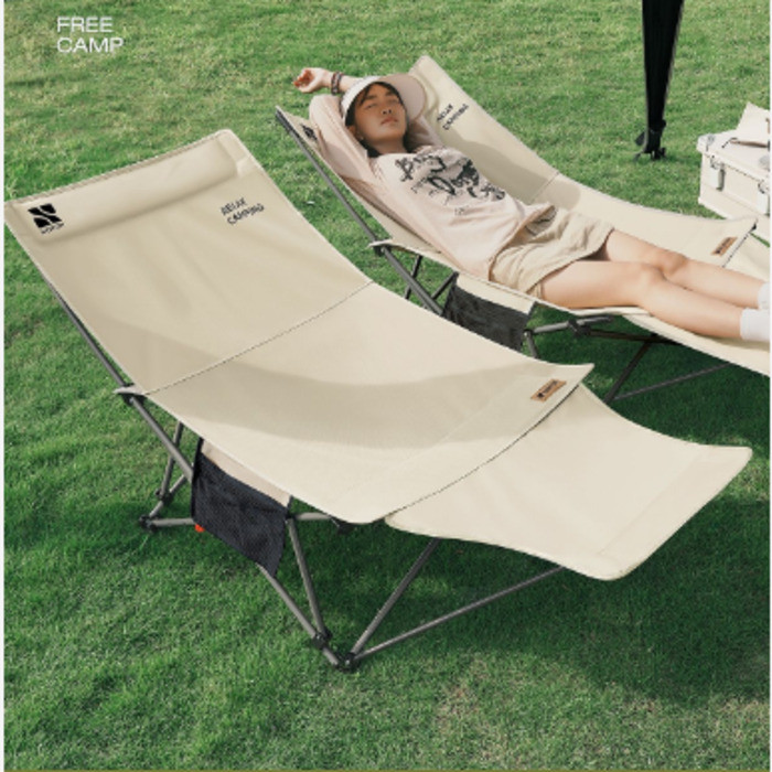 Collapsible Lounge Chair Outdoor Portable Extra Wide Camping Chair ...