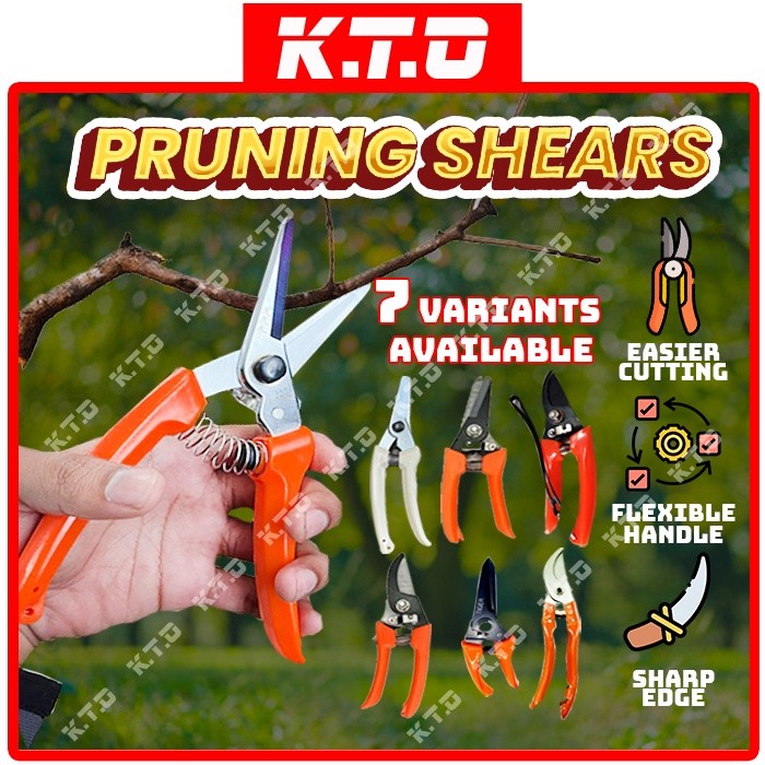 Garden Scissors Pruning Shear Garden Flower Trimmer Cutter Grafting ...