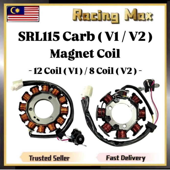 Yamaha SRL115 Lagenda115 Z ZR SRL 115Z 115ZR Carb V1 / V2 Fuel Coil ...
