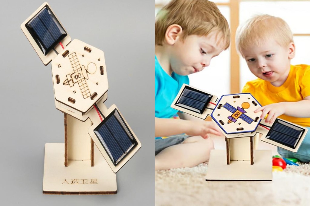 canaan| Diy Satellite Model Set Lightweight Satellite Model Diy Solar ...