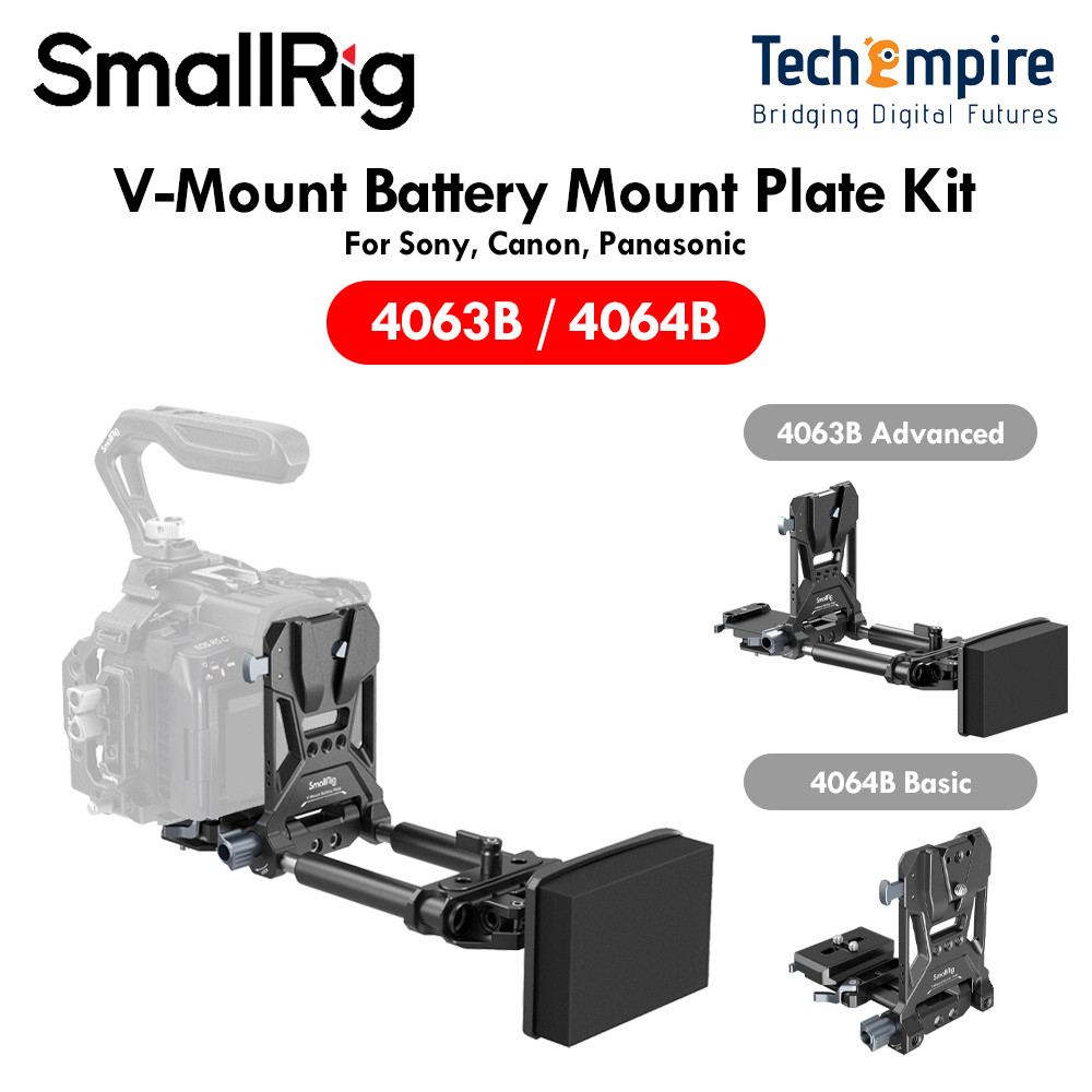 SmallRig V Mount Battery Plate Kit, V Lock Battery Mounting Plate Quick ...