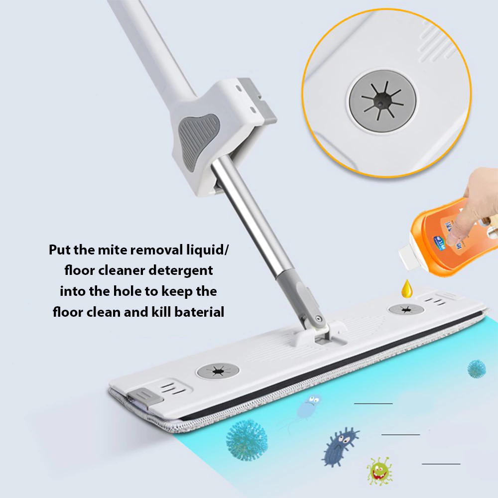 45CM Squeeze Mop Heavy Duty XL Size Mop Hands-free Self-twisting ...