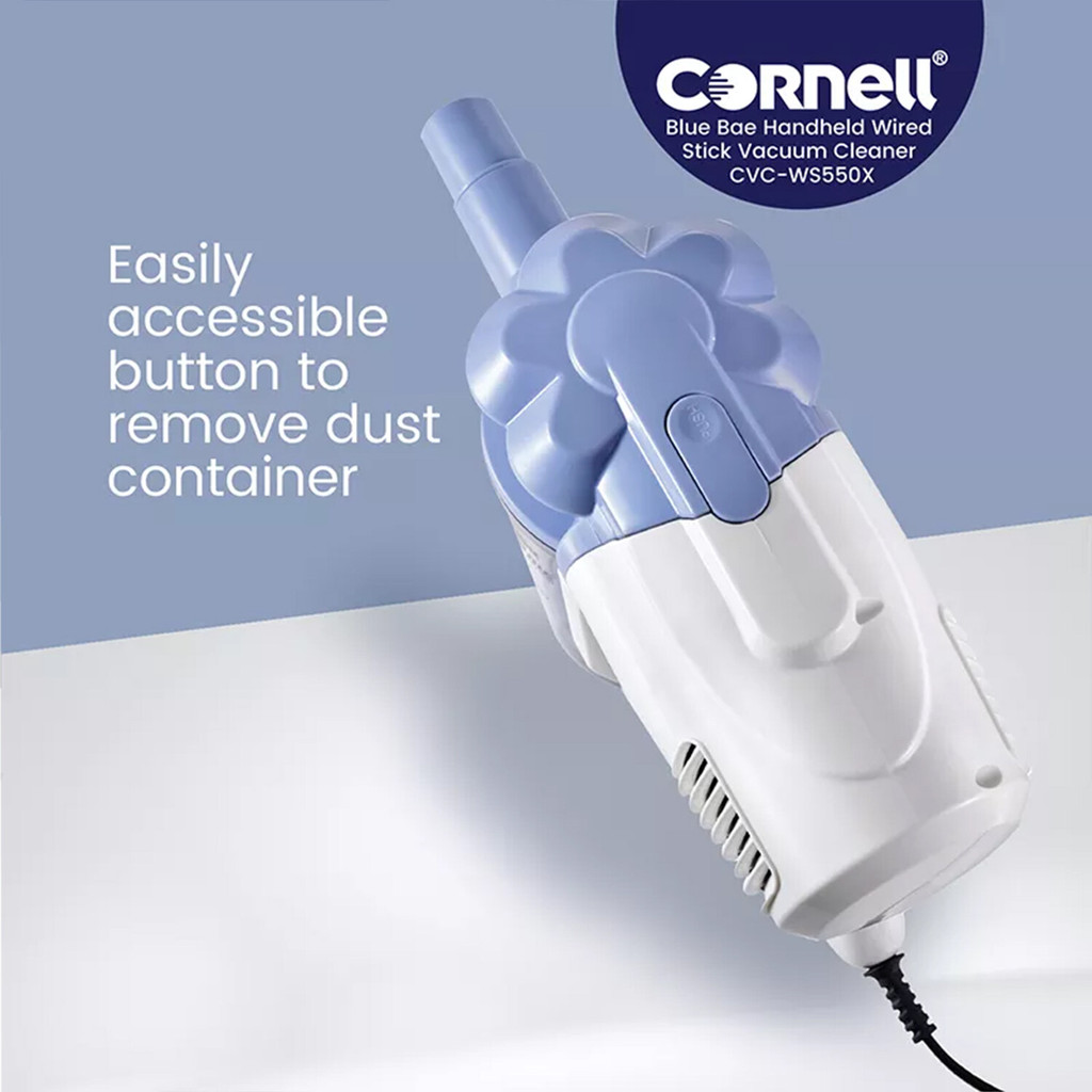 Cornell Blue Bae Series CVC-WS550X Wired Stick Handheld Vacuum Cleaner ...